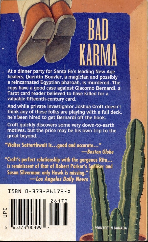 THE HANGED MAN by WALTER SATTERTHWAIT WORLDWIDE 1993 1995 Joshua Croft ...