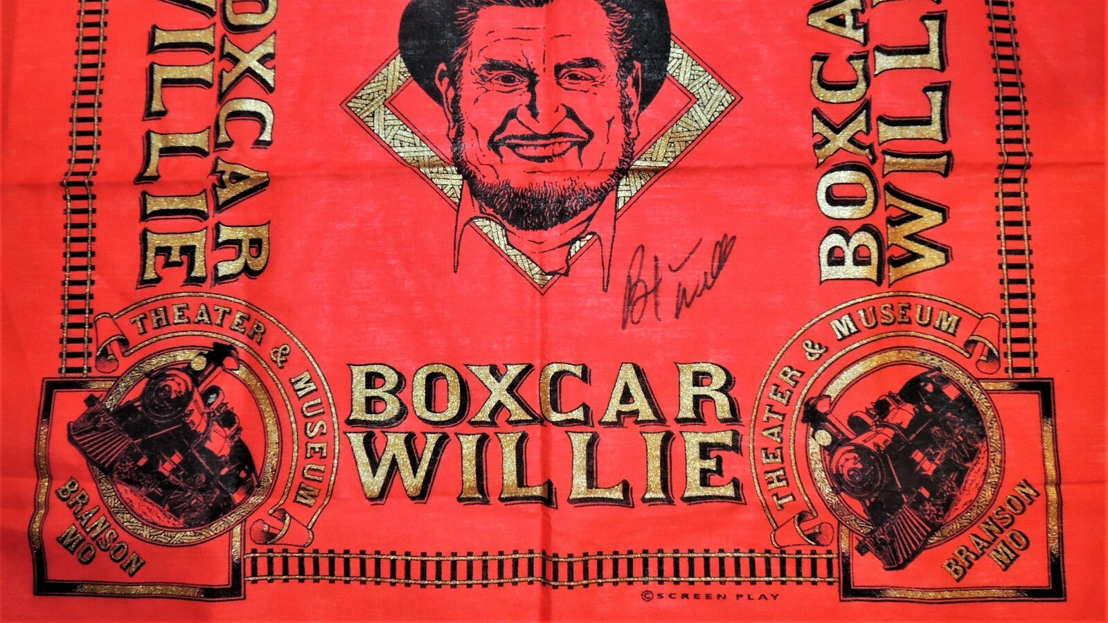 Vintage Boxcar Willie World’s Famous Hobo Autographed… - Gem