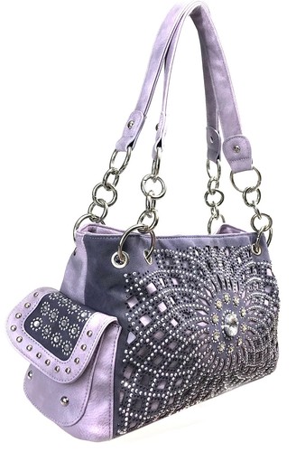 Zzfab Starburst Gem Concealed & Carry Purse Rhinestone Western Handbags ...