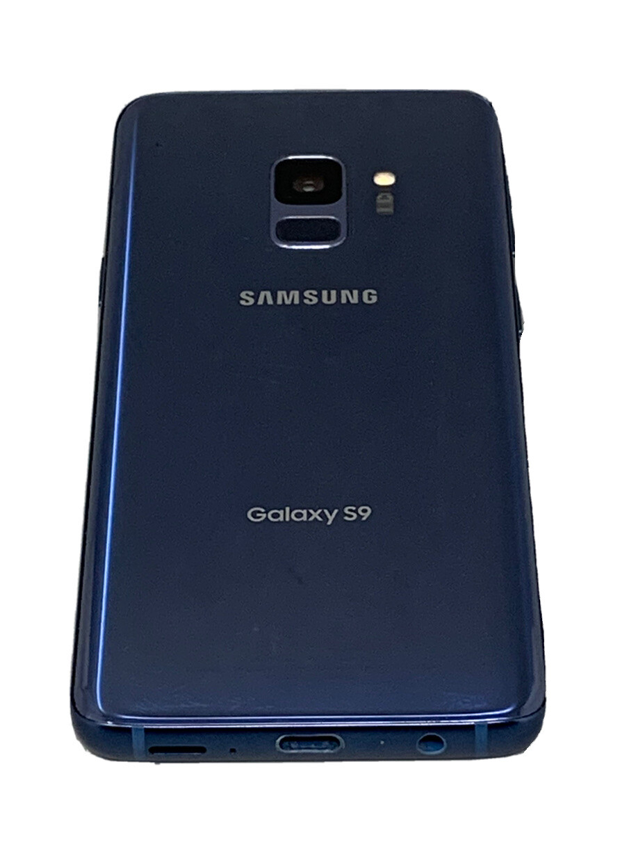 Samsung Galaxy S9 SM-G960U 64GB Blue Unlocked Android Smartphone- Good