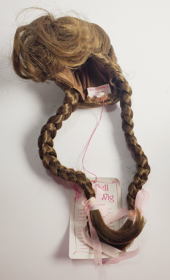 NEW BELL DOLL WIG Size 13-14 SISSY Light Brown RW1134 Modacrylic Fiber ...