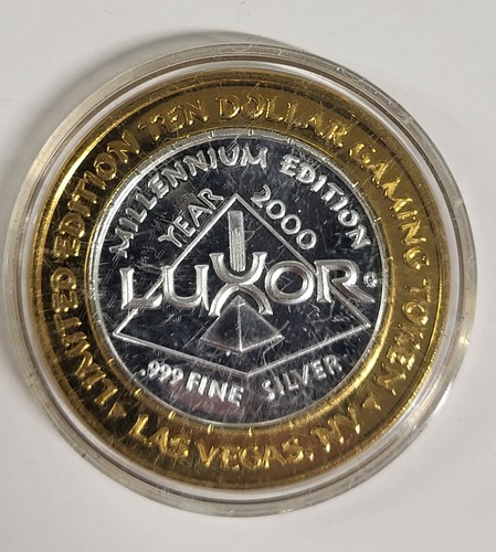 LUXOR Las Vegas $10 TEN Dollar Gaming Token .999 Fine Silver QUEEN NEFERTARI | eBay