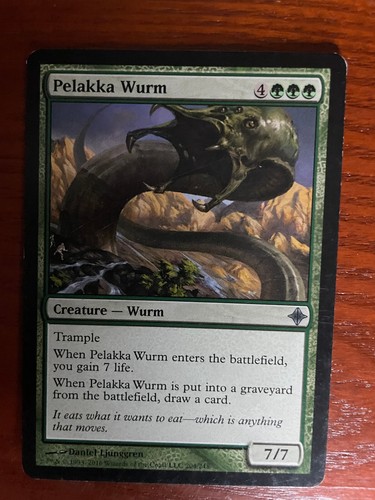 MTG Pelakka Wurm SINGLE USED EXCELLENT CONDITION SEE PHOTOS | eBay
