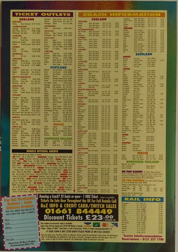 Rezerection ~ Rez V @ Royal Highland Showground, 24/08/96 Rave Flyers ...