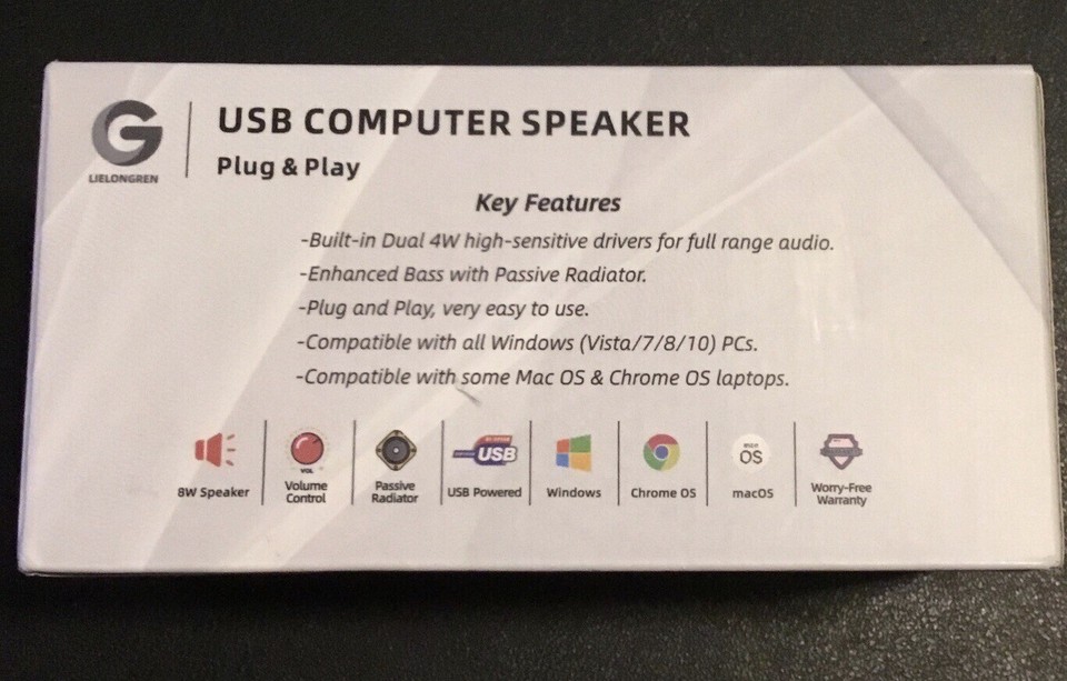 USB Computer Speaker By Lielongren | eBay