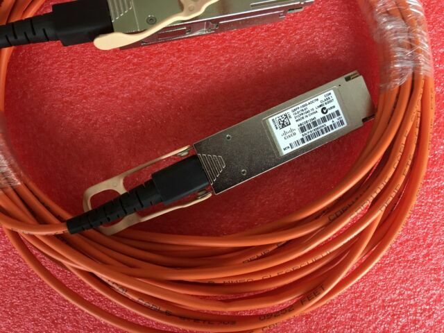 Cisco Active Optical Cable - 7m, Blue (QSFP-100G-AOC7M) for sale online ...