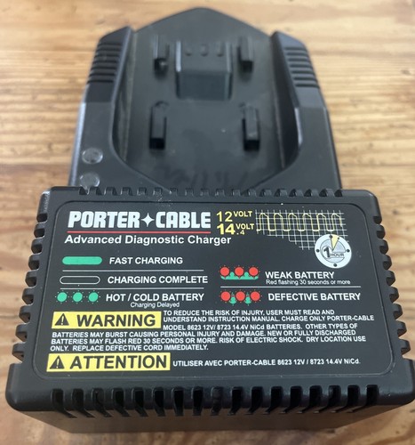 Porter Cable Advanced Diagnostic Battery Charger 12V-14.4V Tested - 1 ...