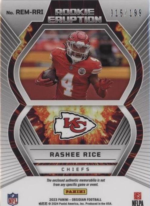 2023 Panini Obsidian Rashee Rice #REM-RRI | eBay