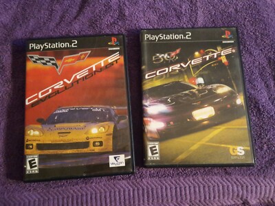 Corvette & Corvette Evolution GT - Playstation 2 Games Complete ...