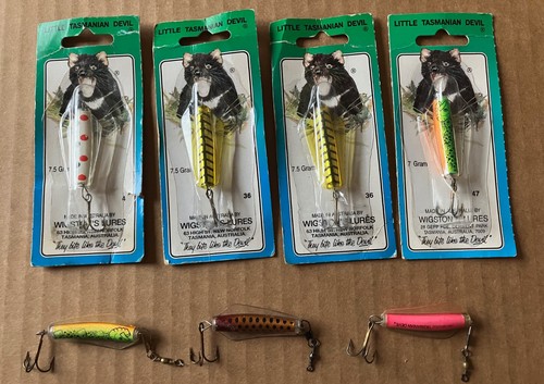 Lot of 7 Little Tasmanian Devil Spin Lures, NOS | eBay