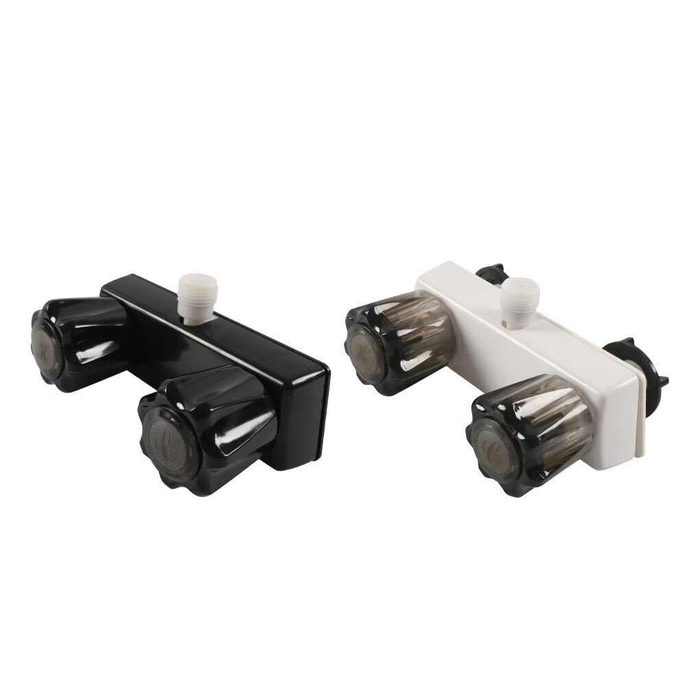 RV Motorhome Shower Faucet Valve Diverter w/ Dual Knob For Travel ...