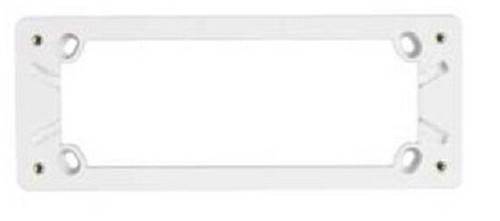 Clipsal C2000 SURFACE MOUNTING BLOCK 198x79x25mm 4-Gangs Horizontal RED ...