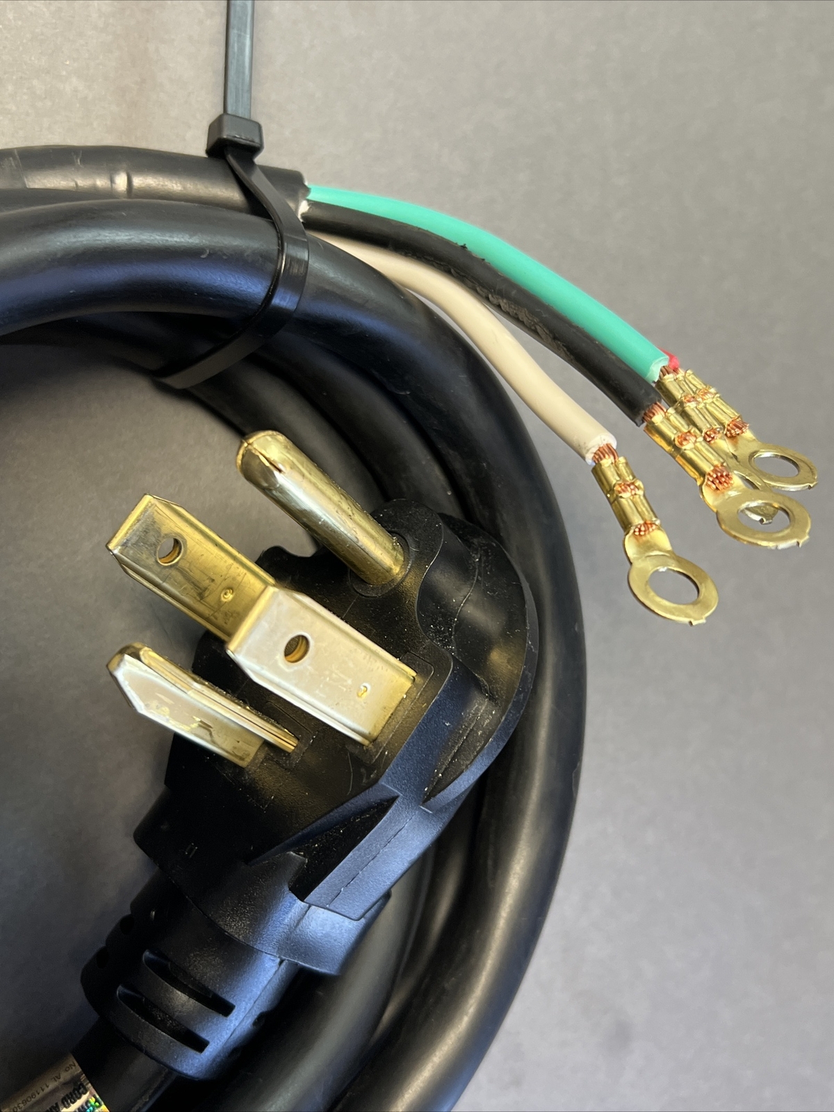 Dryer Power Cord 6ft Electric 4 Prong 220V Black (New Open Box) | eBay