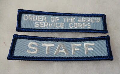 TWO - 1989 National Boy Scout Jamboree Strips - OA SERVICE CORPS ...