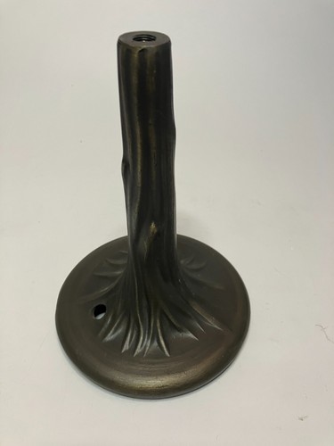 Tiffanytechnik / Lampenfuß Baum ( Spritzguss ) ca. 17 cm Fa. ? / USA ...
