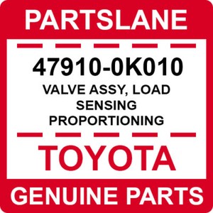 47910-0K010 Toyota OEM Genuine VALVE ASSY, LOAD SENSING PROPORTIONING ...