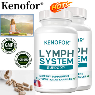Lymph System Support Capsules,Flush Out Toxins,Healthy Lymph Support | eBay