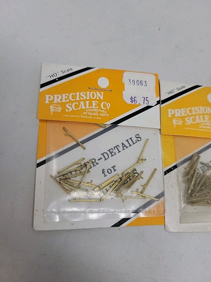 Lot of 2 - HO Precision Scale Company #39063 Brass Alco Handrail ...