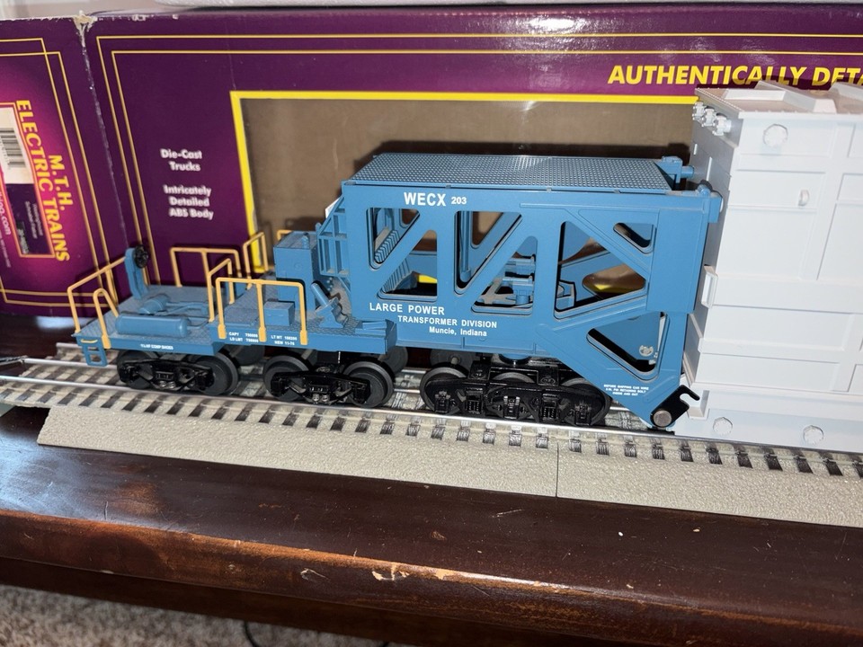 MTH Electric Trains 20-98232 Westinghouse Schnabel Flat Car w/load C-7 ...