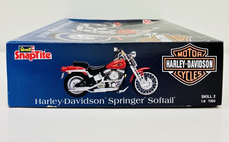 Revell SnapTite Harley Davidson Springer Softail 1:8 Plastic Model Kit ...