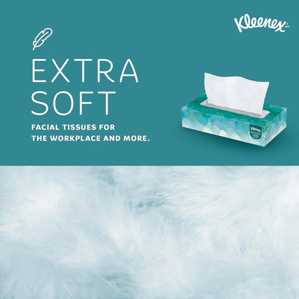 2-Ply Facial Tissue Case - 3,600 Sheets for Business and Care ...