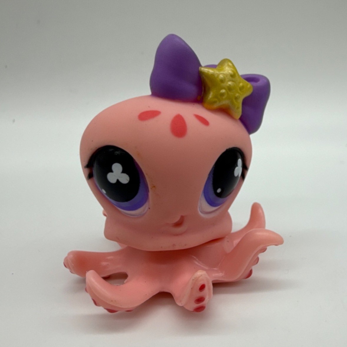 Littlest Pet Shop Pink Pig Hog Blue Flower Eyes 2006 Hasbro C 031 ...