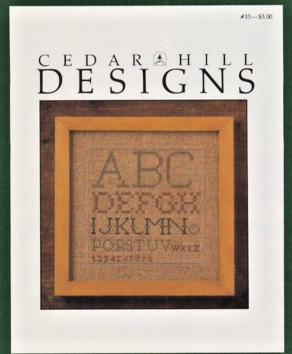 Cedar Hill Designs ALPHABETS ON LINEN Cross Stitch Pattern Shaker Style Prim | eBay