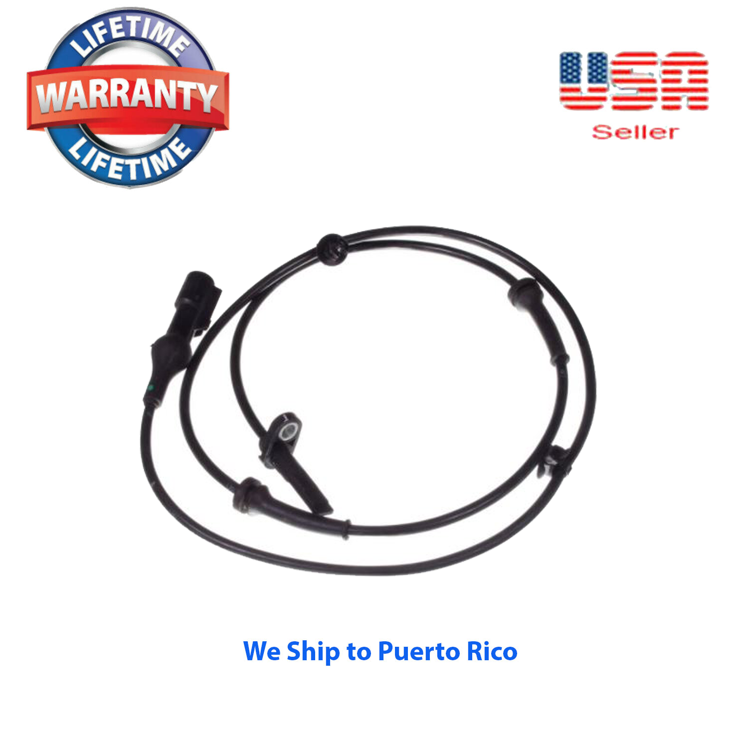 4 ABS Wheel Speed Sensor Rear Right Left & Right Fit:Taurus MKS 10-12 ...