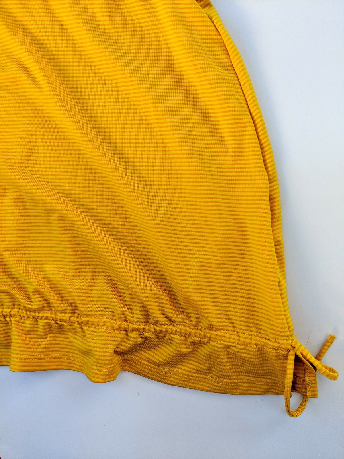Athleta Top XS Exercise Workout Yellow Yoga Running Jogging Striped ...