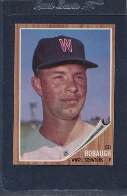 1962 Topps #079 Ed Hobaugh Senators EX/MT 62T79-52616-2 | eBay