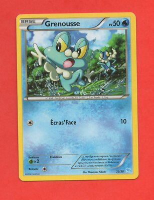 Pokémon n° 23/30 - GRENOUSSE - PV50 (A6266) | eBay