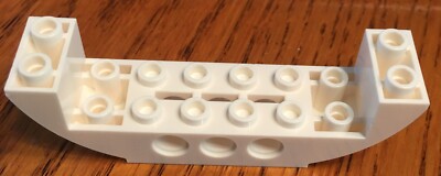 LEGO Double Inverted Curved Slope 8x2x2 - PN 11301 - White - 4 Pieces ...