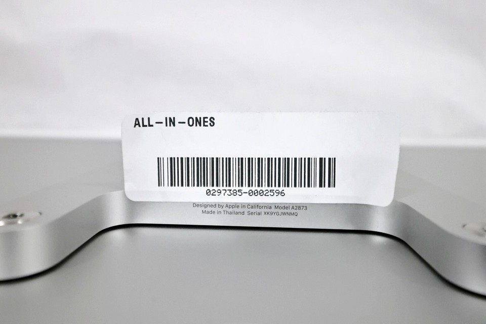 APPLE IMAC | A2873 BTO/CTO | APPLE M3 | 1TB | 24GB | SEQUOIA | NO STAND ...