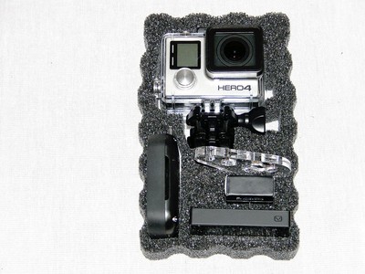 New precut GoPro Hero 9 8 7 6 5 4 3+ cameras foam fits your Pelican ...