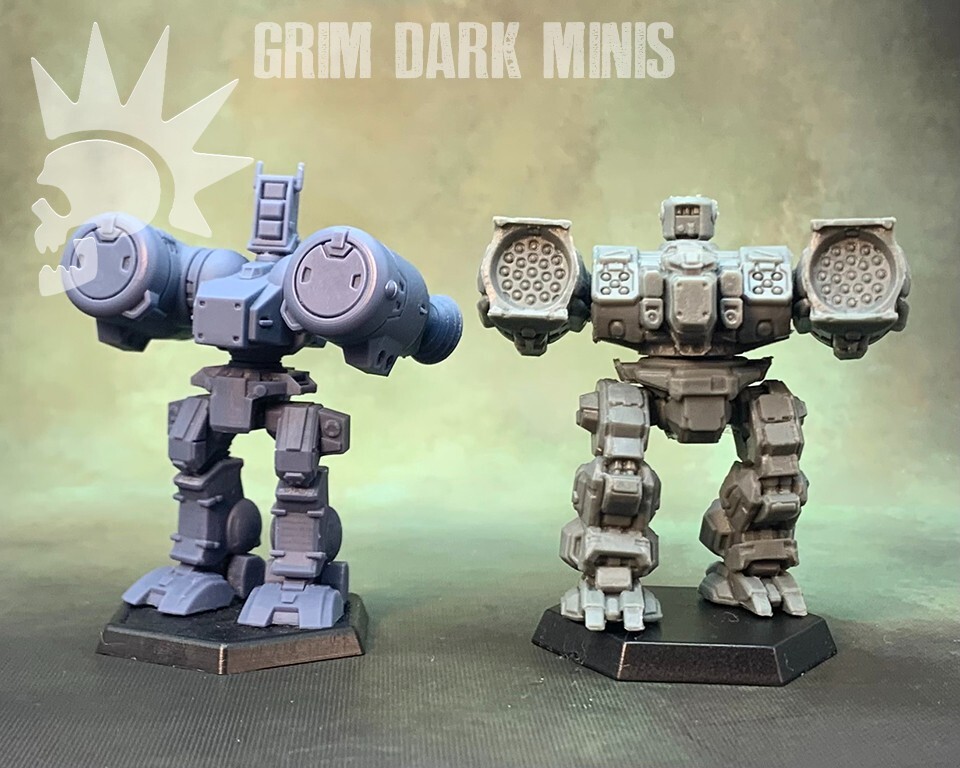 BTech Scale - Longbow proxy mech - closed launchers (retro style) | eBay