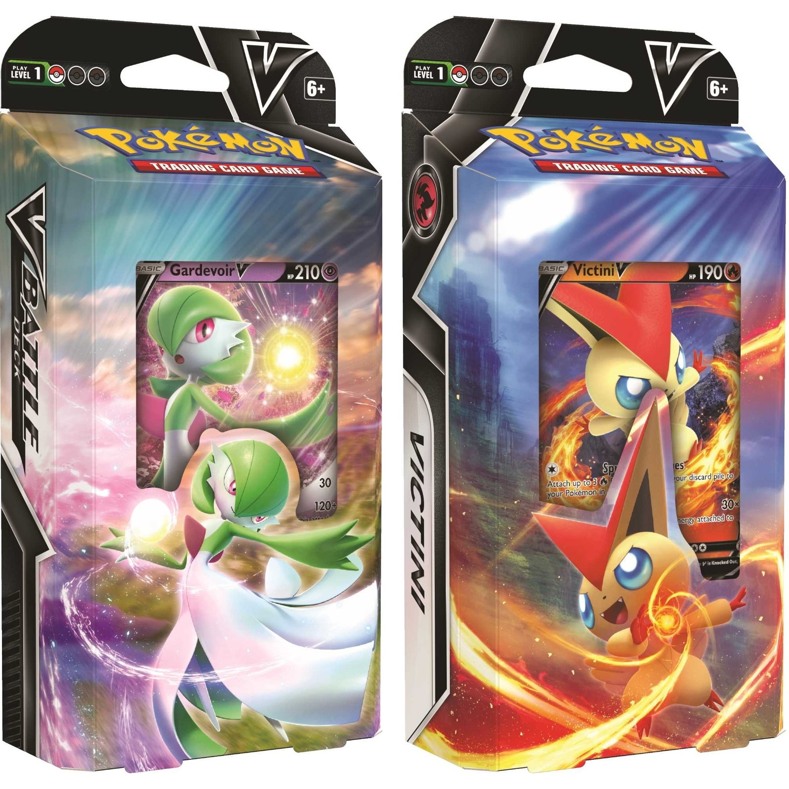 Pokemon: V Battle Deck - Display Box - Victini / Gardevoir [TCG 8 Decks ...