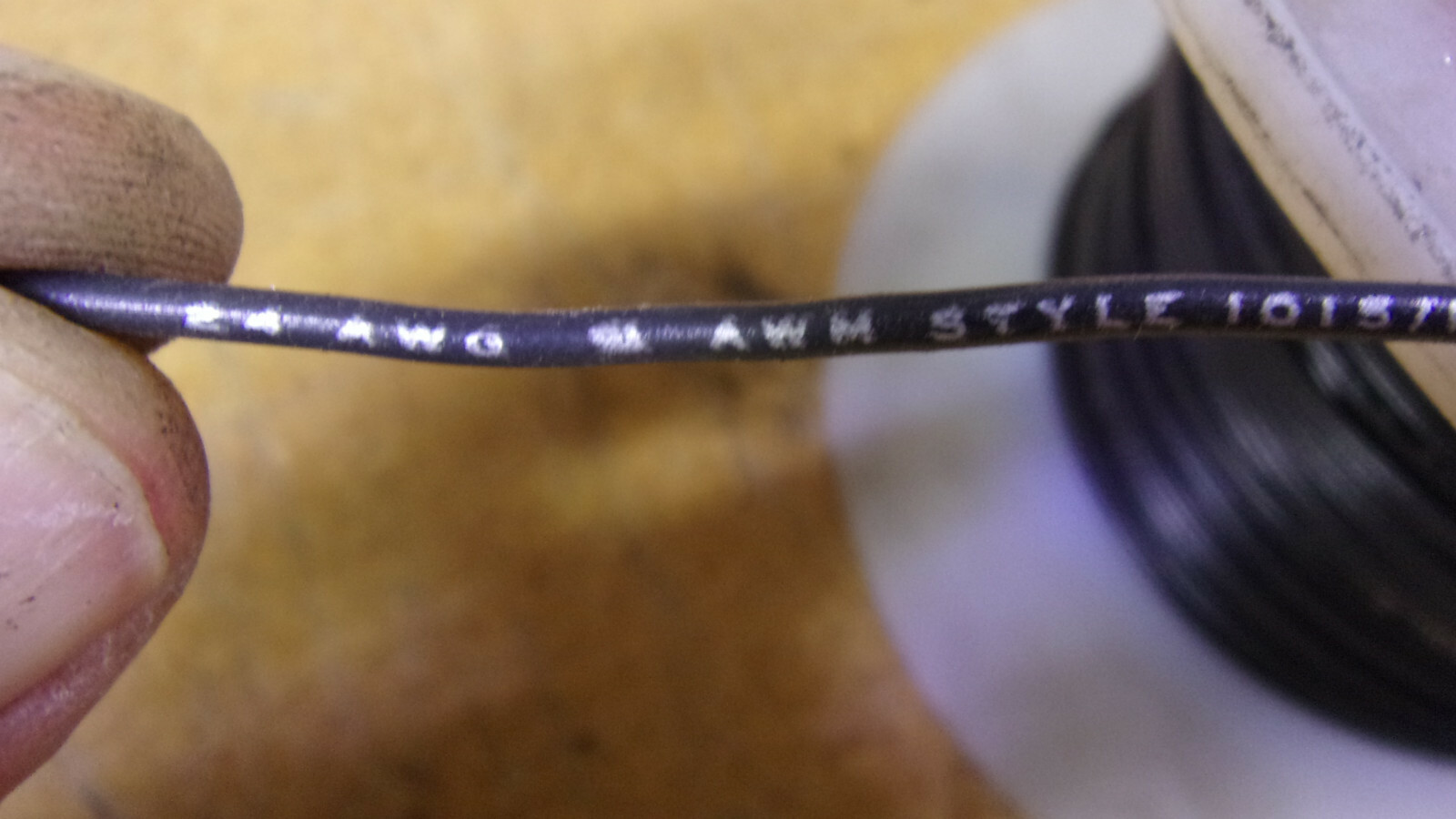 INTL. WIRE INC 24 AWG TEW/AWM STYLE 1015/1230 BLACK, 600V 105C, LENGTH ...