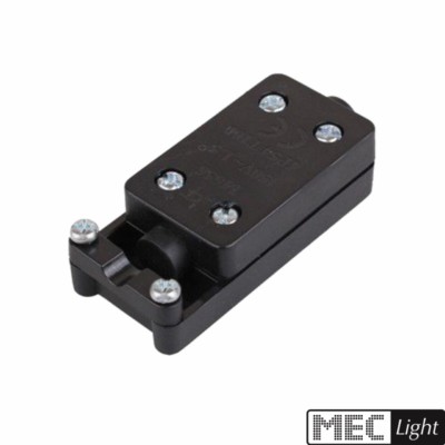 Kabel Verbinder / Muffe im isoliertem Kunststoff Gehäuse schwarz IP54 ...