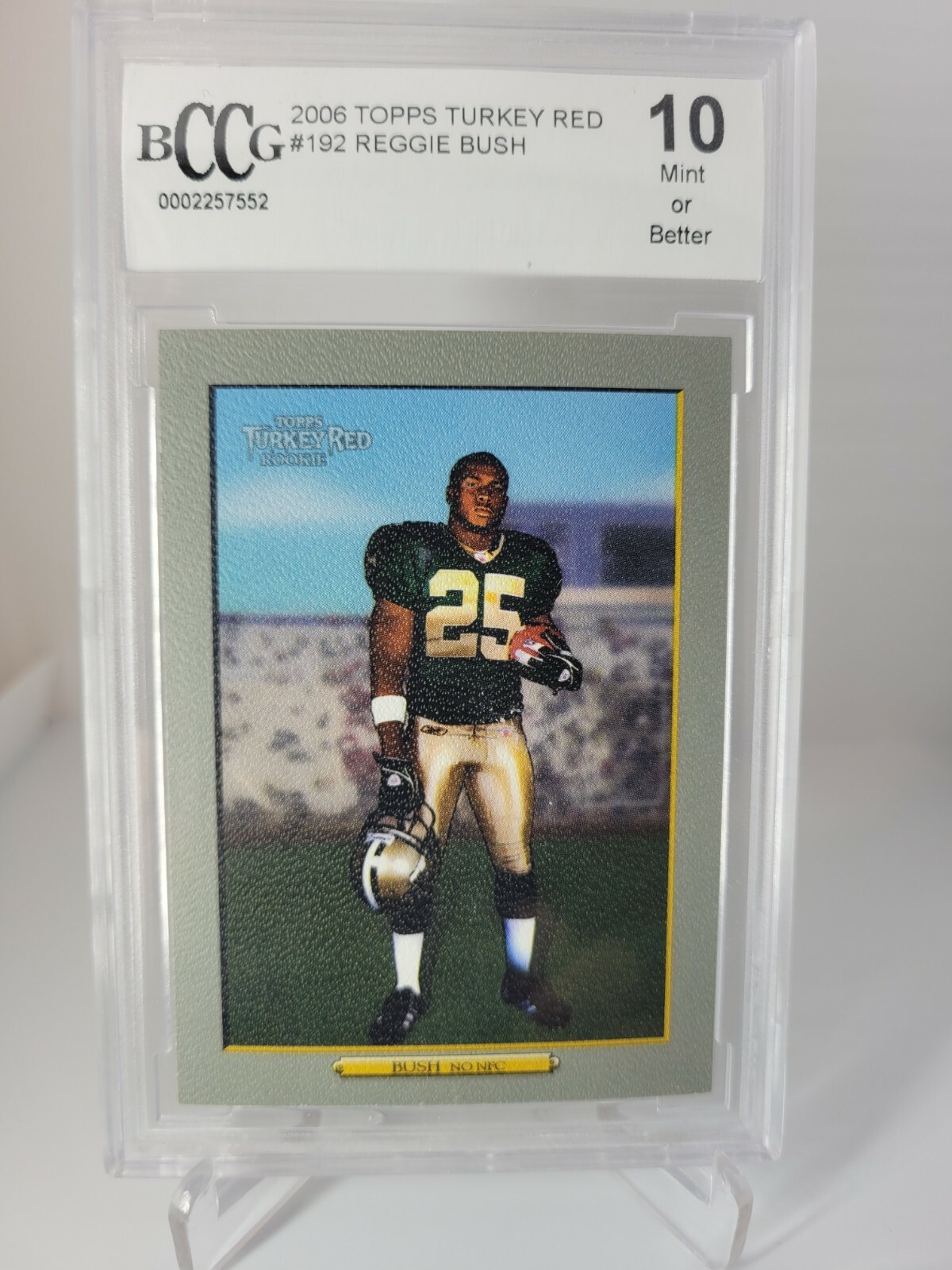 2006 Topps Reggie Bush Turkey Red #192 BCCG 10 | eBay