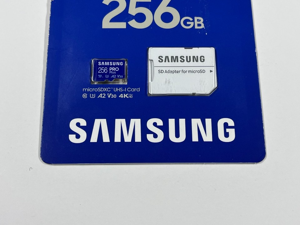 New Samsung PRO Plus 256GB microSDXC UHS-I Memory Card /w Adapter MB ...