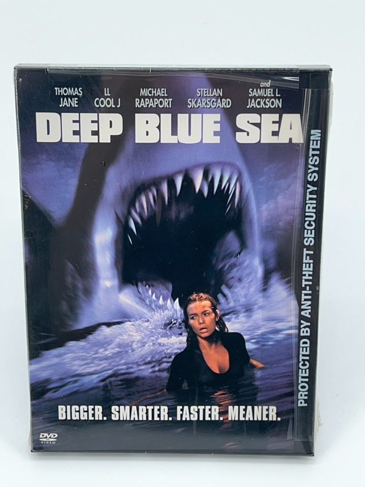DEEP BLUE SEA (DVD, 1999) Samuel Jackson Rare HTF Snapback NEW and ...