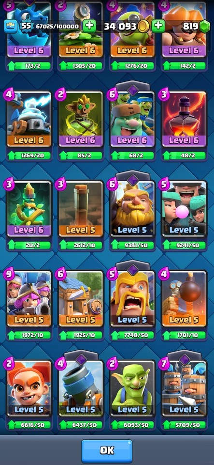 Clash Royale Full Access Account Buy While You Can Has Almost All Card ...