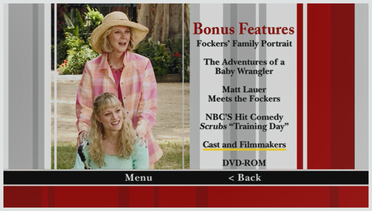 Piccoli Fockers Cast Meet The Fockers (2004) “Cast” Credits