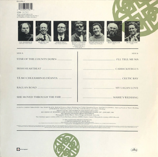 Van Morrison & The Chieftains ‎– Irish Heartbeat (1988) Mercury US ...