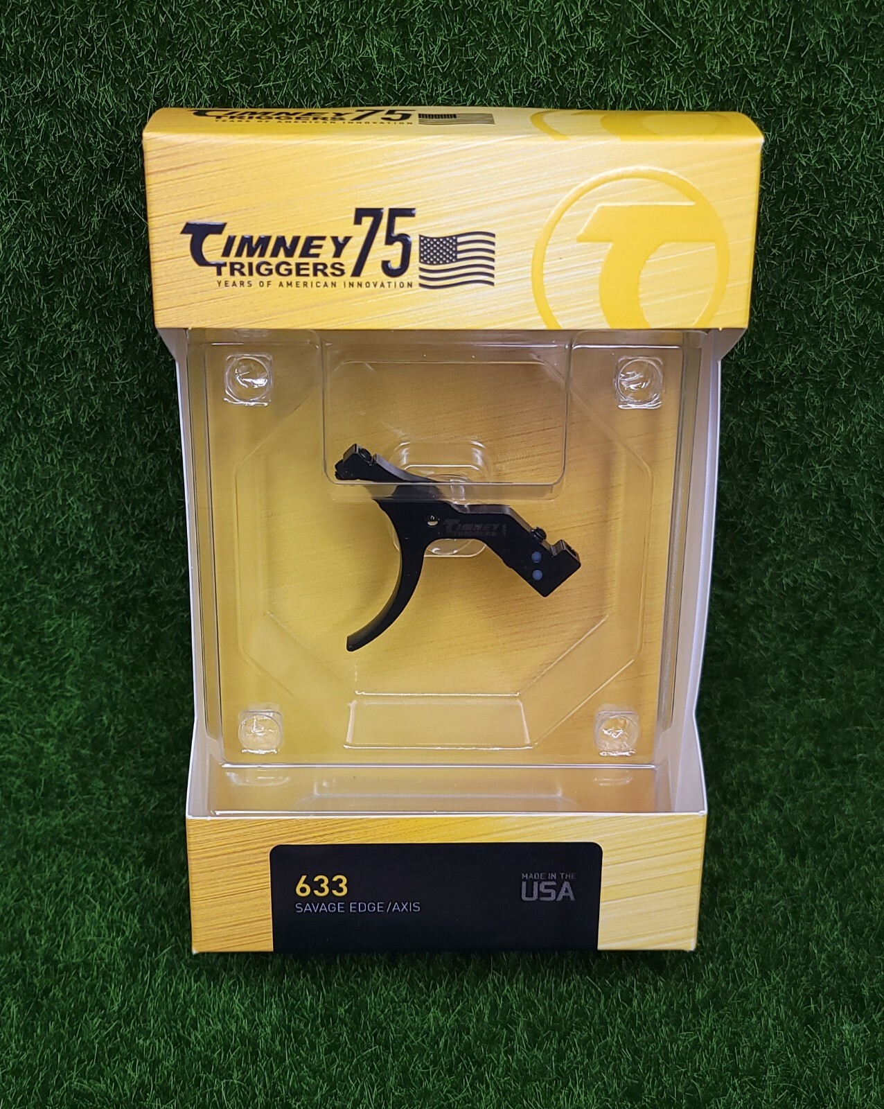 Timney Triggers Savage Edge/Axis Drop-In Curved Trigger, Right, Black ...