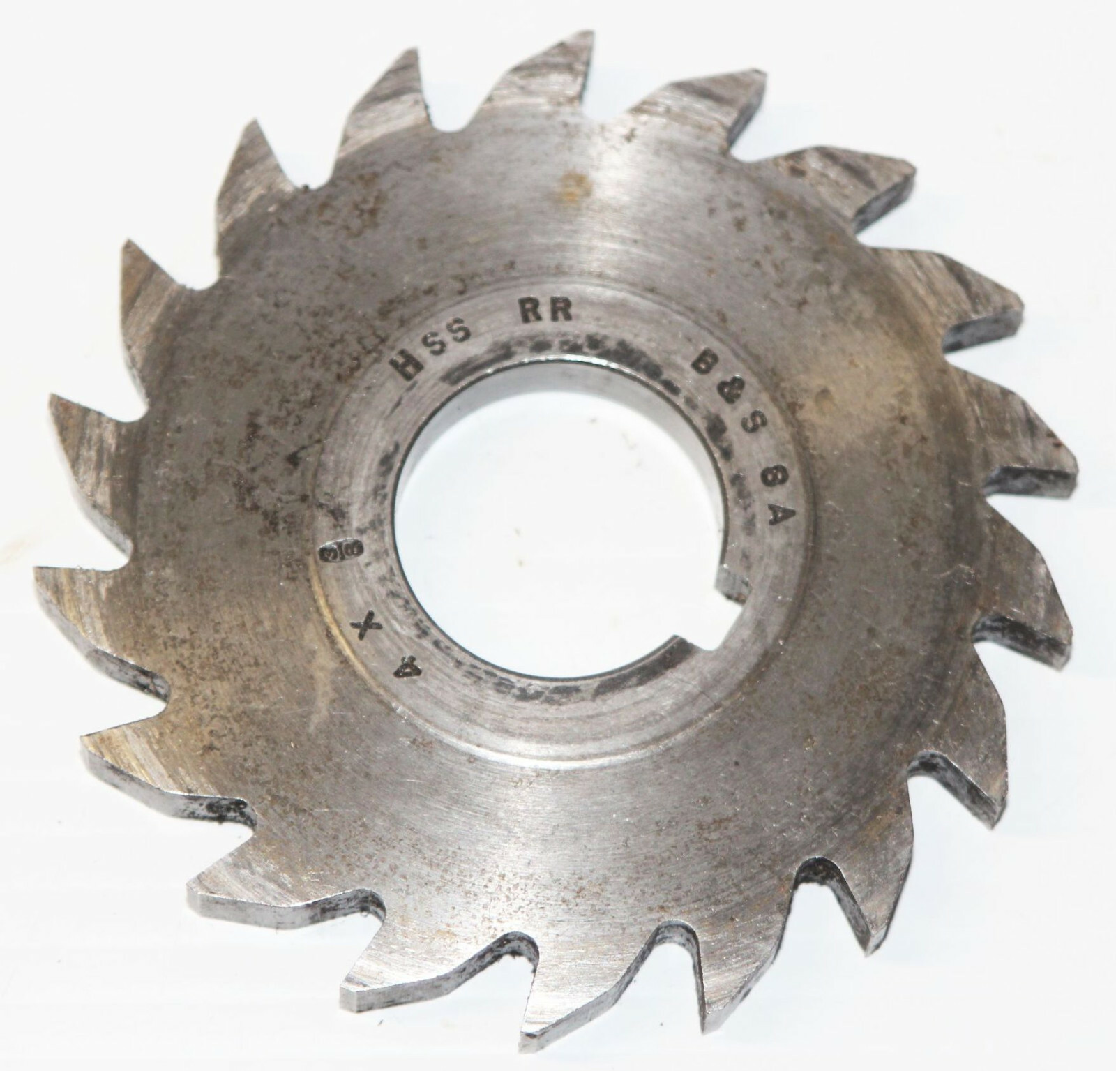 Brown & Sharpe 8A Side Mill Milling Cutter 4" x 3/8" 1 1/4" Bore HSS RR ...