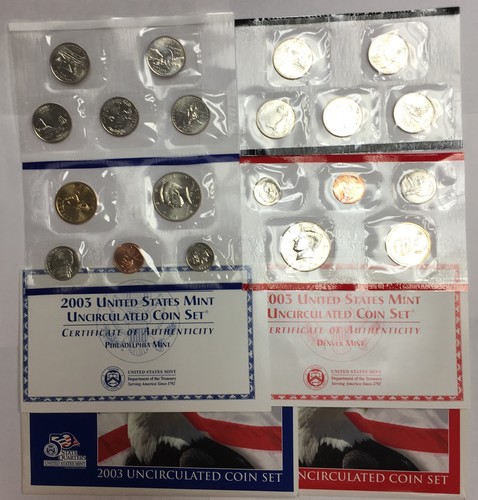 2003 US Mint Set in Original Government Envelopes | eBay