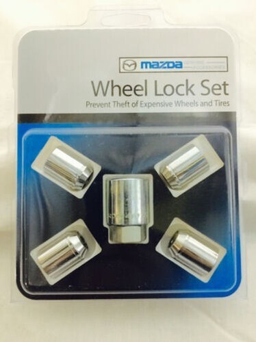 2016 2017 Mazda MX5 Miata chrome wheel locks oem new | eBay Australia