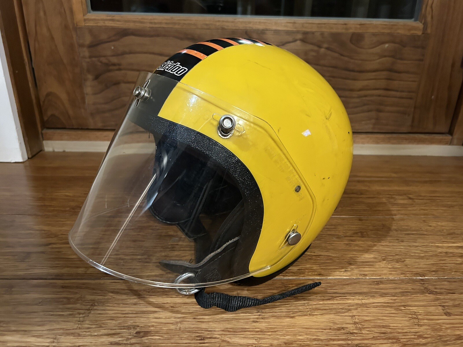 Vintage 1970s Ski-Doo Blizzard TNT Helmet | Yellow | Ski-Doo