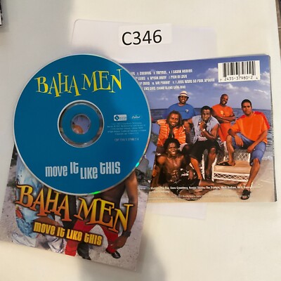Move It Like This by Baha Men (CD, 2002) No Case No Tracking #C346 ...